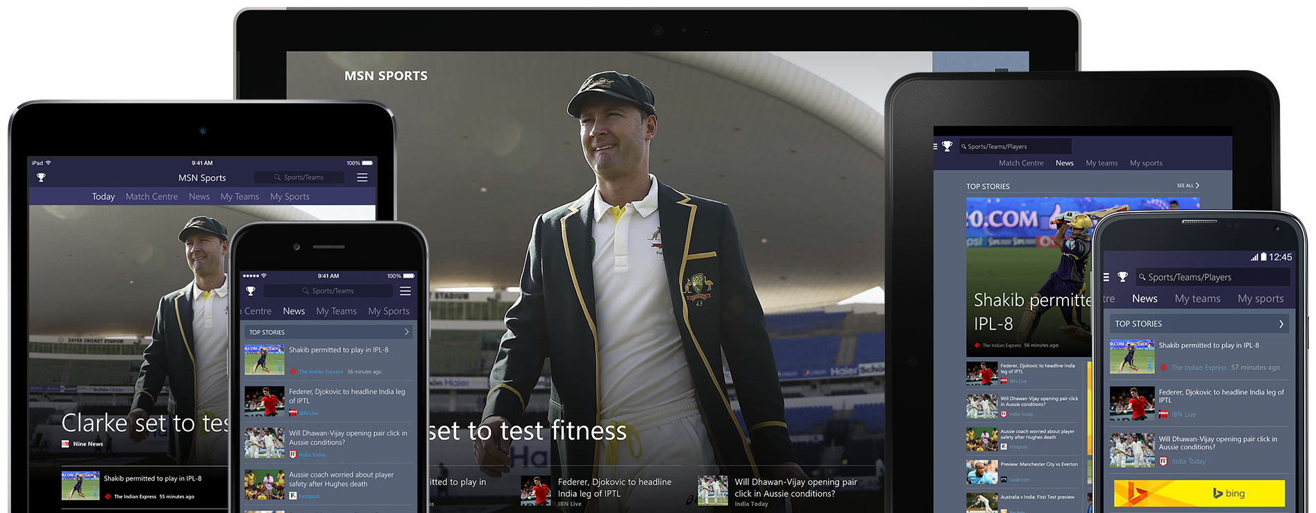 The MSN apps are now available for iOS, Android and Amazon devices